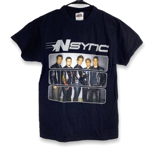 Vintage | Tops | Vintage Nsync 20 Popodyssey Concert Y2k Black Tee ...